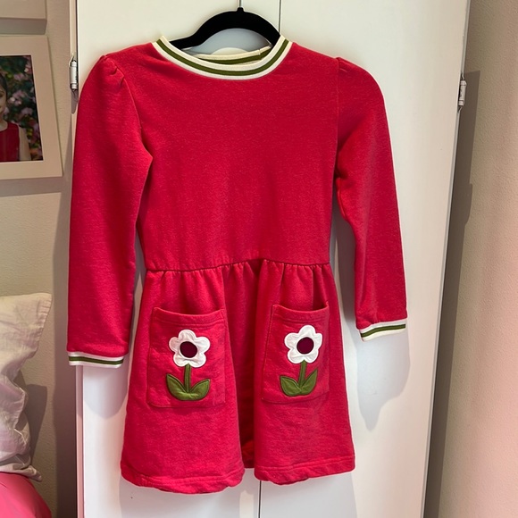 Mini Boden | Dresses | Boden Red Comfy Dress Size 7 8 Years Embroidered ...